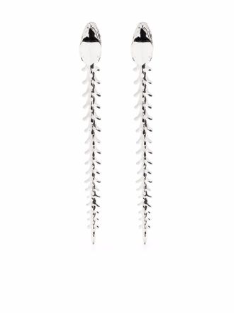 Shaun Leane boucles doreilles pendantes Serpent Trace - Argent