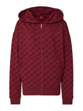 HUGO BOSS Sweatshirt Flokky 50566669 Dunkelrot Regular Fit