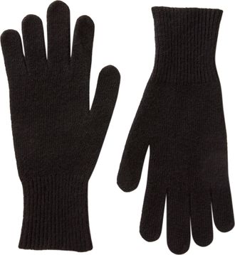 Benetton Strickhandschuhe 1202DG00E Griffe, Schwarz, OS Damen, Schwarz, Einheitsgr&ouml;&szlig;e