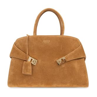 Ferragamo Handtasche Hug Medium - - Bags - Damen - Braun - ONE SIZE