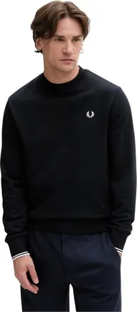 Fred Perry Homme, Sweatshirts et sweats &agrave; capuche, Noir, Taille: XL SweaT-shirts