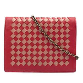 Bottega Veneta Pre-owned Gewebte Nappa Leder Umh&auml;ngetasche - - Pre-owned - Damen - Rot - ONE SIZE