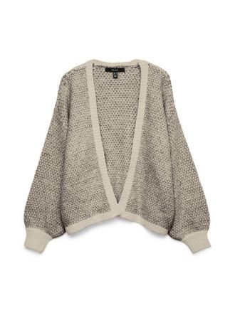 Vero Moda Strickjacke VMLOVELY LS OPEN CARDIGAN mit Wolle und Stretch
