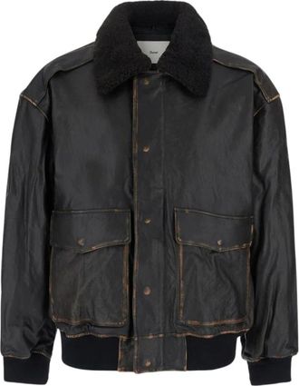 Dunst Drizzler Leather Jacket - Homme - Vestes - Noir - Taille: XL