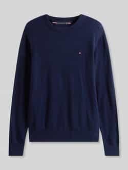 Tommy Hilfiger Regular Fit Pullover aus Baumwoll-Kaschmir-Mix