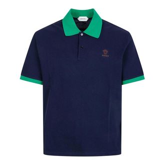 Versace Versace T-Shirts und Poloshirts - - Tops - Herren - Blau - M
