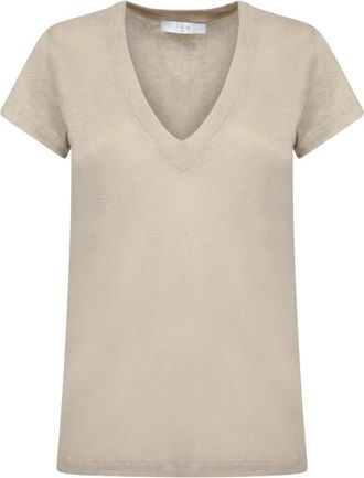 Iro Iro, Femme, Tops, Brun, Taille: 40 FR T-Shirt Rodeo