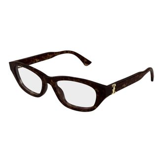 Cartier Cat Eye Brille - - Accessories - Damen - Braun - 54 MM