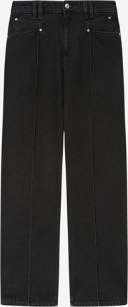 Isabel Marant Pantalon Drolane - Femme - Noir D&eacute;lav&eacute; - Taille 34 - Isabel Marant