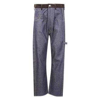 Junya Watanabe Pantalon Large - Homme - Jeans - Bleu - Taille: M