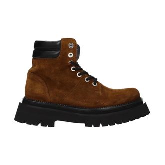 Ami Wildleder Schn&uuml;rstiefeletten - - Shoes - Damen - Braun - 39 EU