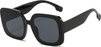 Generic Lunettes De Soleil Carr&eacute;es For Femmes, D&eacute;coratives For Hommes, For Les Vacances Et La Conduite(Black)