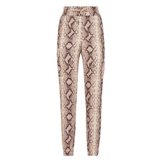 Philipp Plein Satin Cargo Hosen Pitone - - Trousers - Damen - Beige - XS