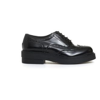 Strategia Brogue Schn&uuml;rschuhe aus Leder - - Shoes - Damen - Schwarzk - 41 EU