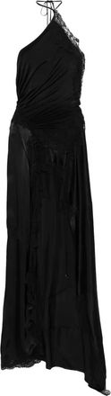 VETEMENTS Asymmetrisches Maxikleid aus Spitze - Schwarz