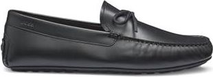 BOSS Hommes Noel Mocc Mocassins Driver en Cuir avec noeud