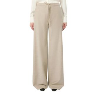 Max Mara Pantalone Donna Max Mara Studio - - Trousers - Damen - Beige - XL