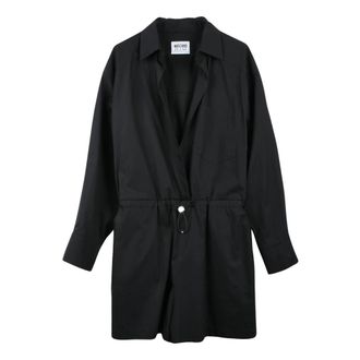 Moschino Baumwoll-Strampler - - Jumpsuits & Playsuits - Damen - Schwarzk - S