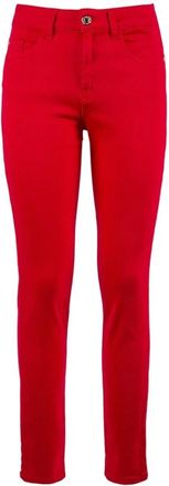Nenette Femme, Pantalons, Rouge, Taille: W26 Slim-fit Pantalons