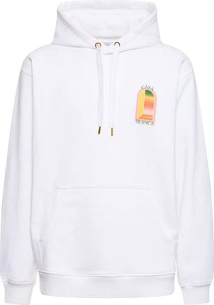 Casablanca Homme, Sweatshirts et sweats &agrave; capuche, Blanc, Taille: XL SweaT-shirt &agrave; capuche Gradient LArche