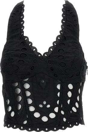 Charo Ruiz Ibiza Femme, Tops, Noir, Taille: 40 FR Hauts sans manches