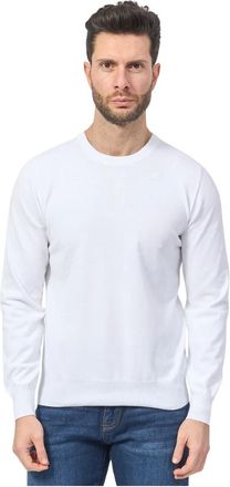 K-Way Homme, Pulls, Blanc, Taille: 2XL Pull col rond blanc