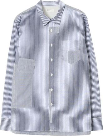 Universal Works Chemise Lazy Day Patchwork - Homme - Chemises - Bleu - Taille: L