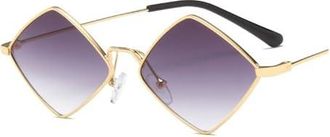 Generic Lunettes De Soleil D&eacute;coration De Vacances For Hommes Et Femmes Lunettes De Soleil En M&eacute;tal For Les D&eacute;placements Domicile-travail(Gray)