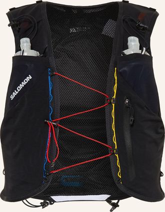 Salomon Laufweste Adv Skin 5 Race Flag schwarz