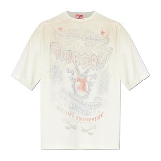 Diesel Homme, Tops, Beige, Taille: XL T-shirt T-Alecy