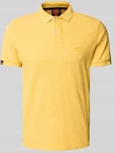 Superdry Regular Fit Poloshirt mit Label-Stitching