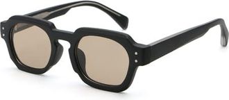 Generic Lunettes De Soleil Carr&eacute;es Tendance &Agrave; Grande Monture For Hommes Et Femmes, Polaris&eacute;es, For La Conduite, Les Vacances Et Les S&eacute;ances Photo.(Brown)