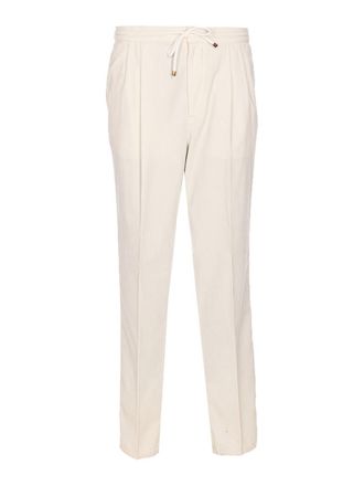 Brunello Cucinelli Pantalons Décontractés - Blanc
