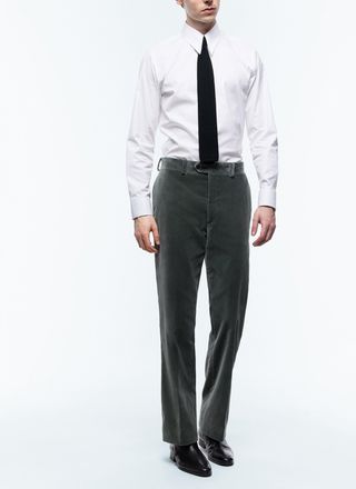 Fursac Pantalon de costume en velours - Taille 38 - Homme