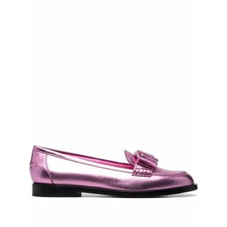 Ferragamo Femme, Chaussures, Rose, Taille: 37 1/2 EU Vivaldo High Shine Ballerina Chaussures