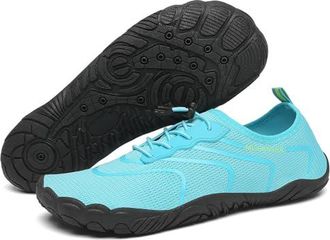 Mishansha Homme Chaussures deau Respirant Séchage Rapide Femme Chaussures de Plage, Bleu Clair 45 EU