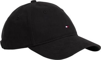 Tommy Hilfiger Casquette Femme Flag Soft Panel en Coton, Noir (Black), Taille Unique