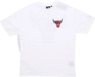 New Era Chicago Bulls Logo Oversize Tee - - Tops - Herren - Wei&szlig; - XL