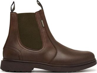Barbour Klassische Stiefeletten Hae Chelsea Boot MFO0815BR99 Dunkelbraun