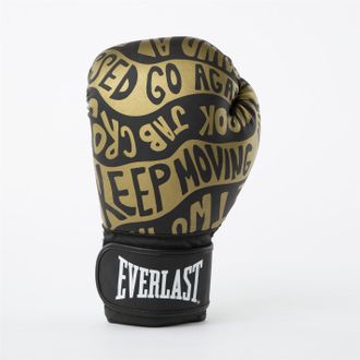 Everlast Unisex - Erwachsene Boxhandschuhe Spark Glove Trainingshandschuh, Schwarz/Gold 10oz