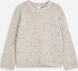 Arket Schwerer Pullover -Wei&szlig;