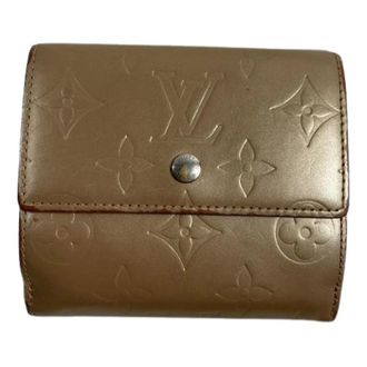 Louis Vuitton Portefeuille Pont 9 Pre-owned - Femme - Pre-owned - Beige - Taille: ONE Size