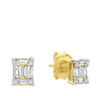 Isabel Bernard Ohrringe - De la Paix Maxime 14 karat stud ear studs diamon - Gr. unisize - in Gold - f&uuml;r Damen