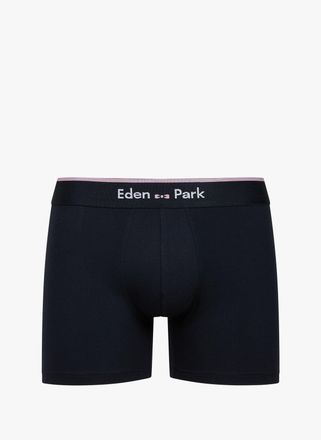 Eden Park Lot de 3 boxers en coton m&eacute;lang&eacute;
