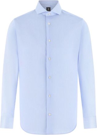 Boggi Milano Homme, Chemises, Bleu, Taille: XS Chemise Infroissable Ultime