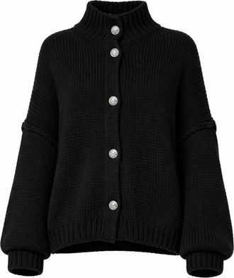 Worldclassca Oversizestrickjacke Strickjacke mit Knopf