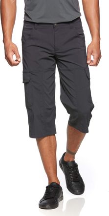 Jeff Green Herren Elastische Schnell Trocknende Leichte Dreiviertel Cargo Outdoor Funktions Hose Tornado, Größe:XXL, Farbe:Black Beauty