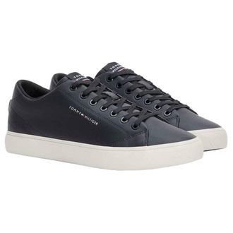 Tommy Hilfiger Herren Vulcanized Sneaker Harlem Core Schuhe, Schwarz (Black), 40