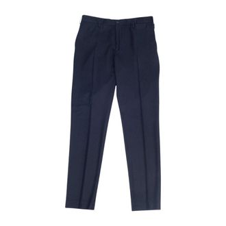 Incotex Homme, Pantalons, Bleu, Taille: S Pantalon en Flanelle D&eacute;lav&eacute;e