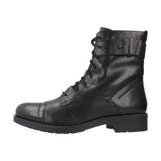 Geox Stilvolle Schn&uuml;rstiefel f&uuml;r Damen - - Shoes - Damen - Schwarzk - 39 EU